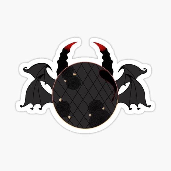 "Asmodeus Icon" Sticker by BalterBean | Redbubble