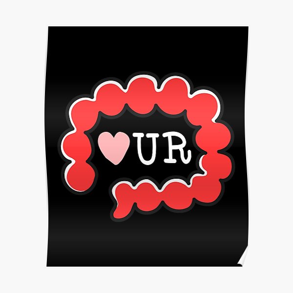 "Love Your Colon Cancer Awareness Colonoscopy Blue Ribbon" Poster by ...