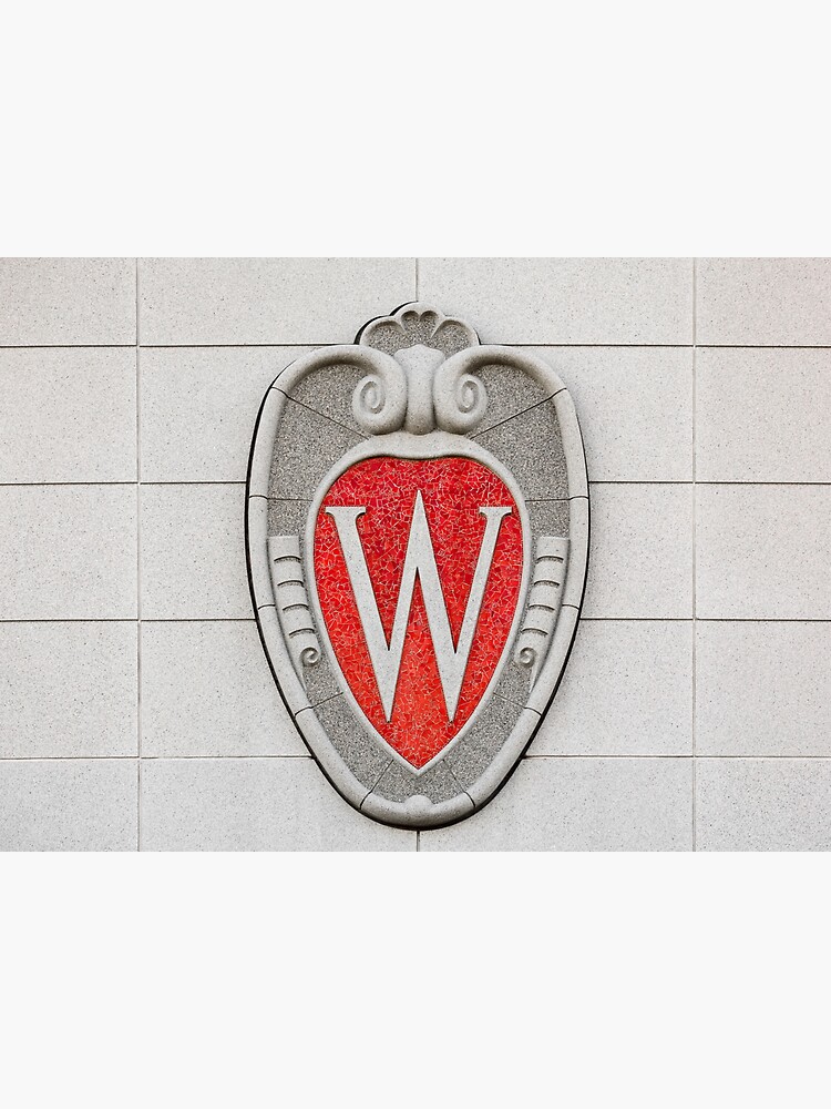 "University of Wisconsin Crest" Sticker for Sale by toddklassy | Redbubble