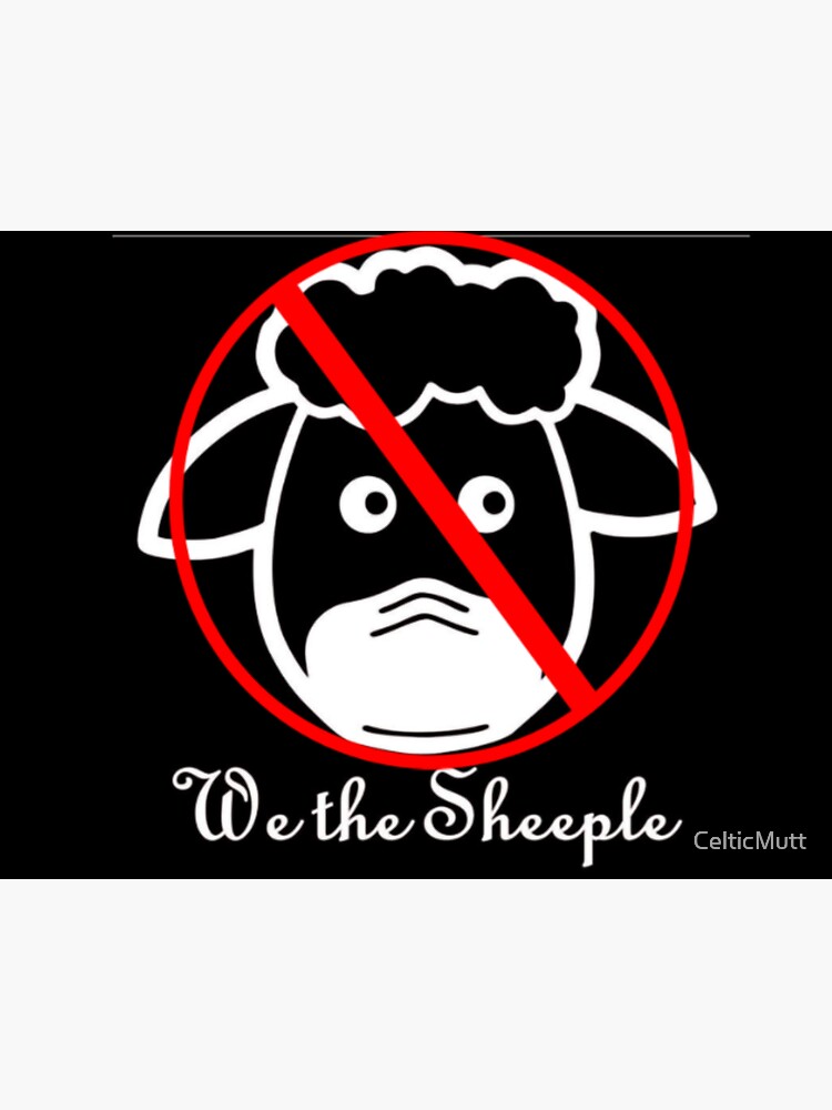 "Anti Sheeple" Sticker by CelticMutt | Redbubble