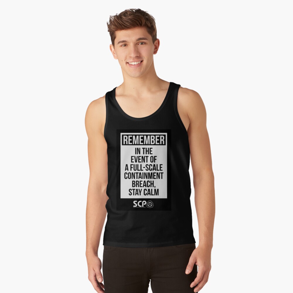 "SCP Warning Poster Containment Breach" Poster by Raildur | Redbubble