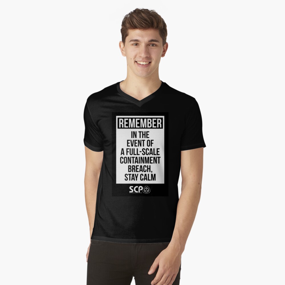 "SCP Warning Poster Containment Breach" Poster by Raildur | Redbubble