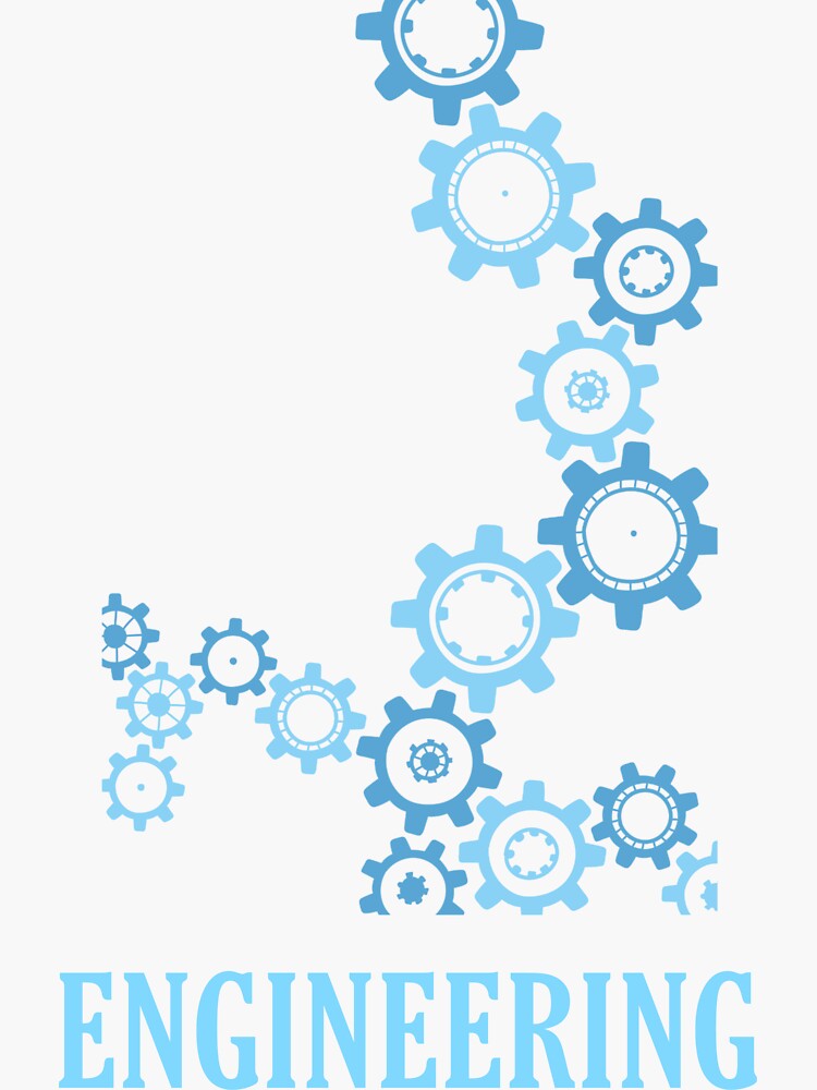 "Gears , engineering " Sticker for Sale by Mustafa20211985 | Redbubble
