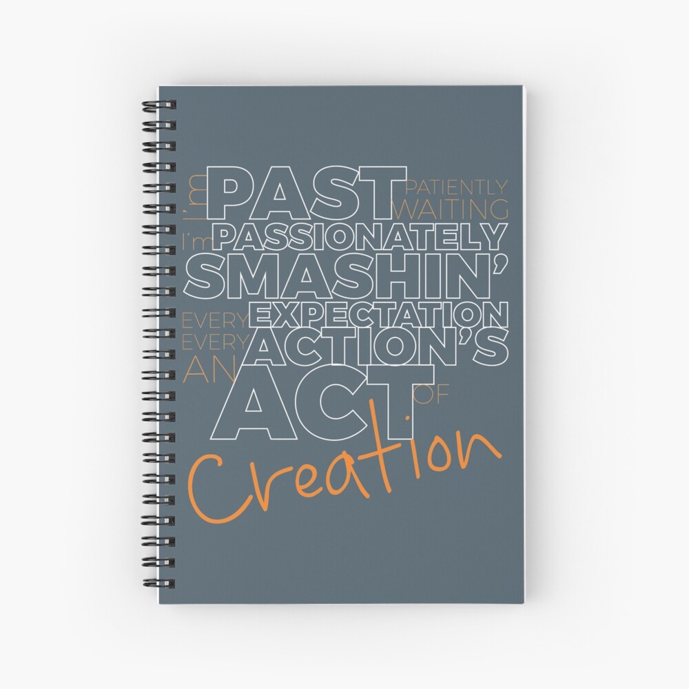 "Creation!" Spiral Notebook for Sale by pencilhappy | Redbubble
