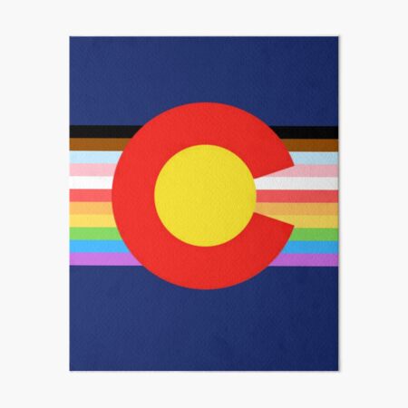 "Colorado Pride Flag" Art Board Print by DurangoPride | Redbubble