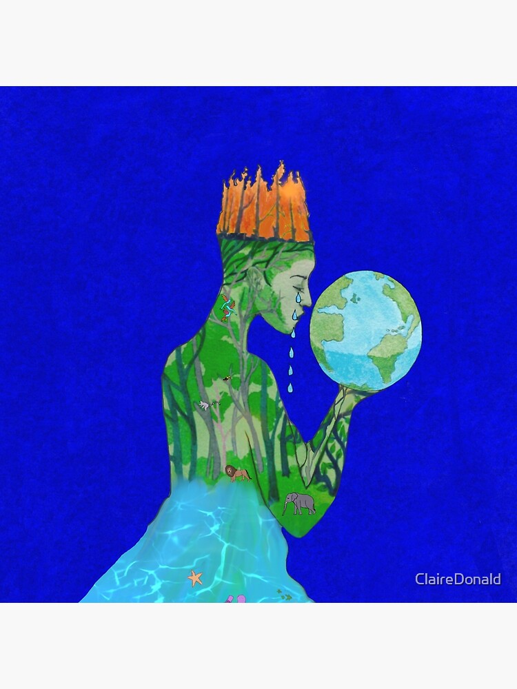 "Mother Earth is Weeping " Poster by ClaireDonald | Redbubble
