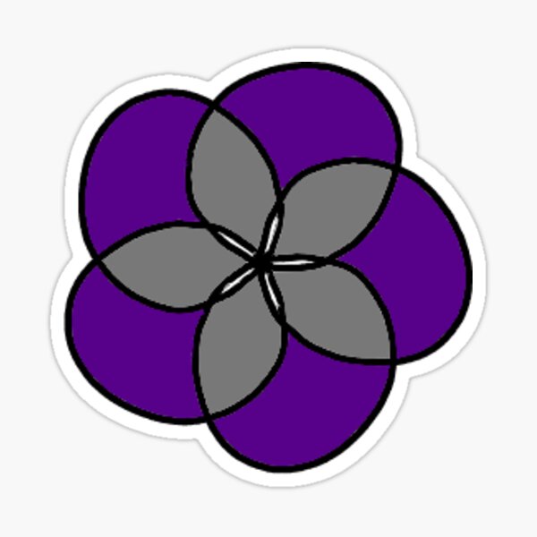 "ace flower" Sticker for Sale by kara2point0 | Redbubble