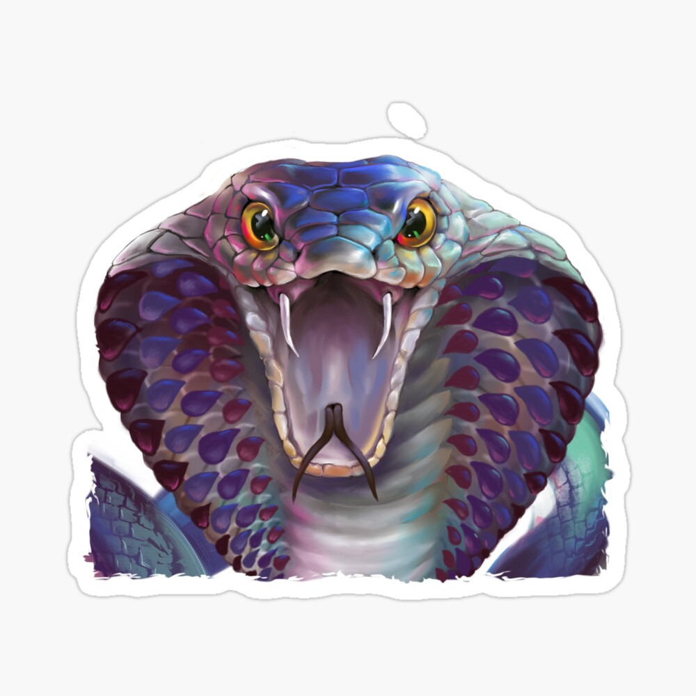 Prints Art & Collectibles Cobra Art Print Snake Art Print Snake Print Cobra Poster King Cobra ...