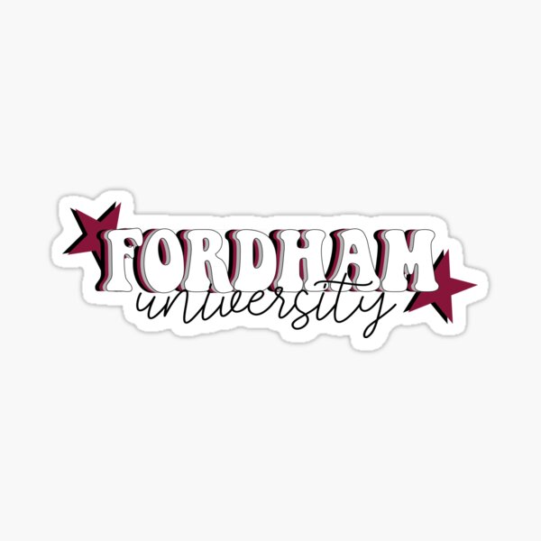 "classic fordham" Sticker by harmoniejc | Redbubble