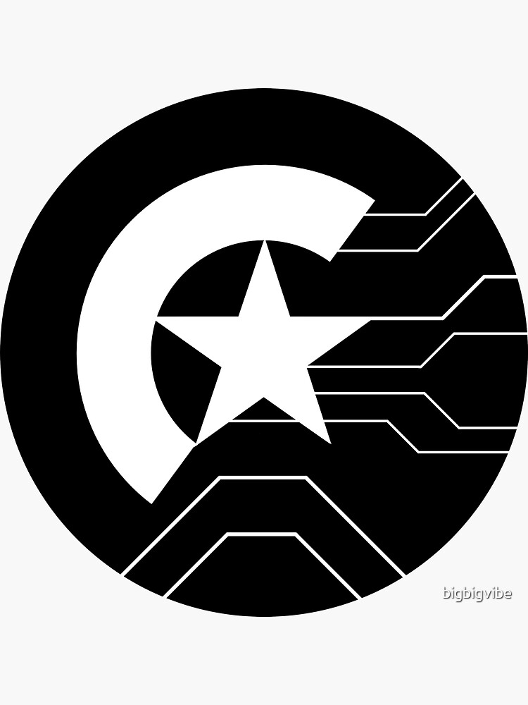 "Stucky shield" Sticker for Sale by karlaosted | Redbubble