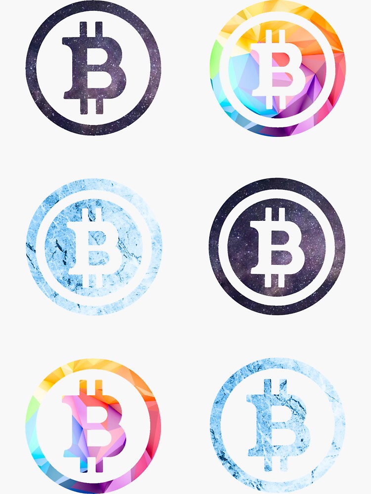 "Bitcoin (BTC) Logos Pack V.2" Sticker for Sale by issaapparel | Redbubble