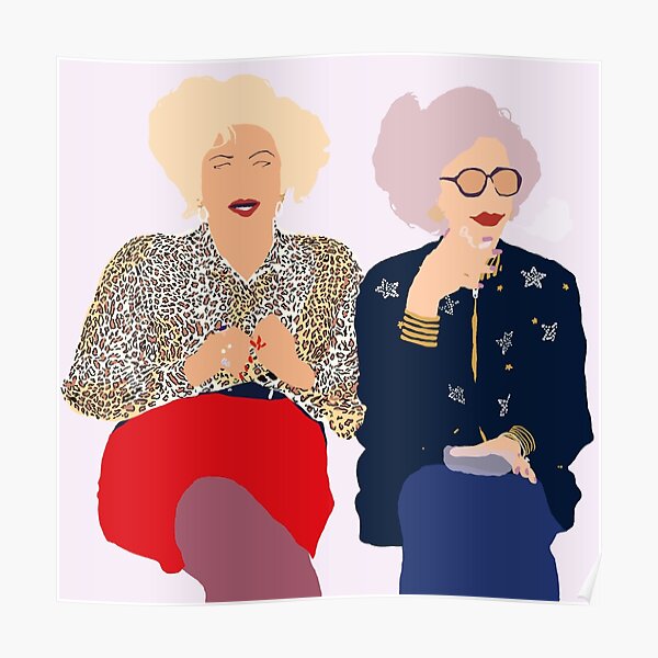 "Sylvia Fine and Grandma Yetta Simple (The Nanny)" Poster by ...