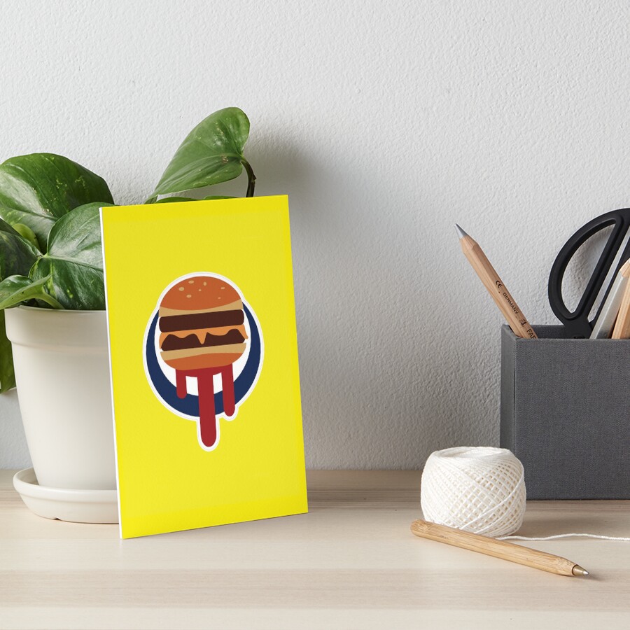 "GTA - Burger Shot" Art Board Print by NicolasAuditore | Redbubble