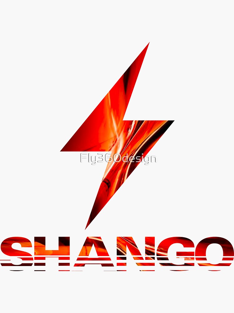 "Shango Orisha Yoruba Santeria" Sticker for Sale by Fly360design ...