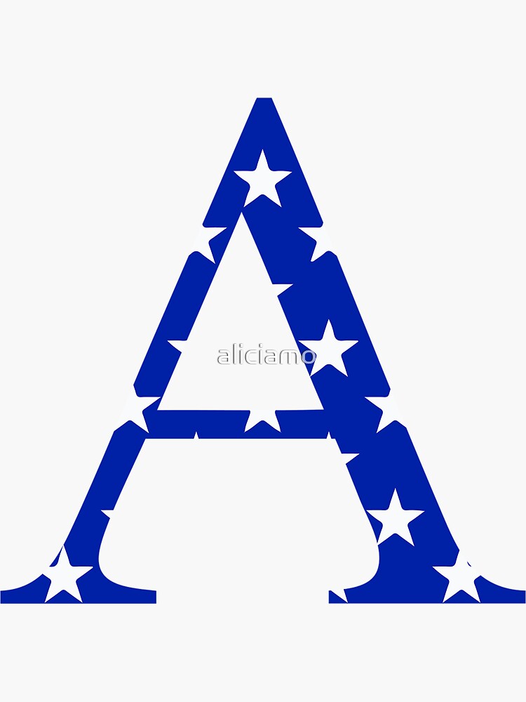 "Stars Alpha" Sticker for Sale by aliciamo | Redbubble
