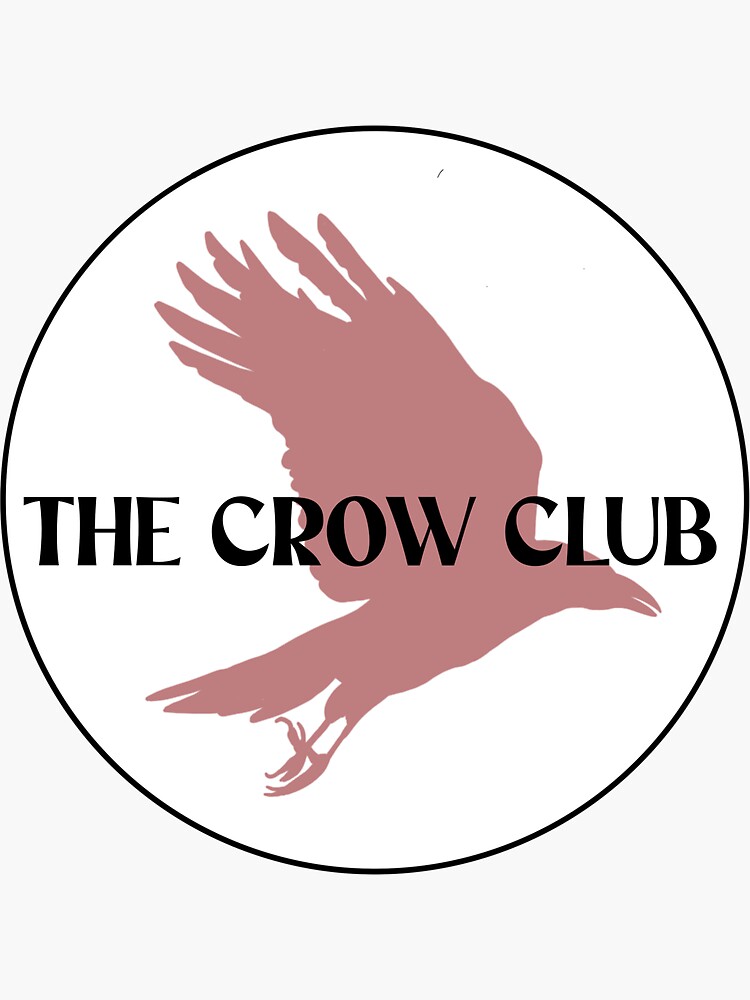 "The Crow Club" Sticker for Sale by katiiebarth | Redbubble