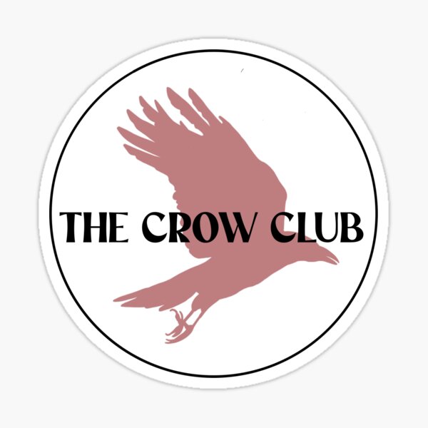 "The Crow Club" Sticker for Sale by katiiebarth | Redbubble