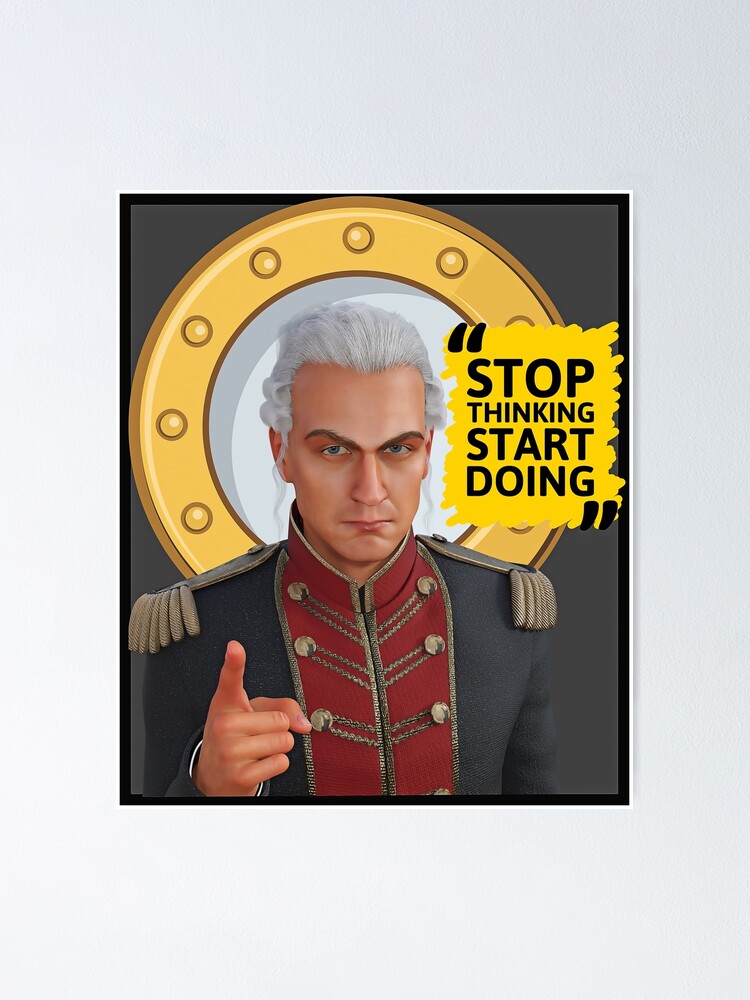 "Stop Talking Start Doing Motivational Quote" Poster for Sale by ...