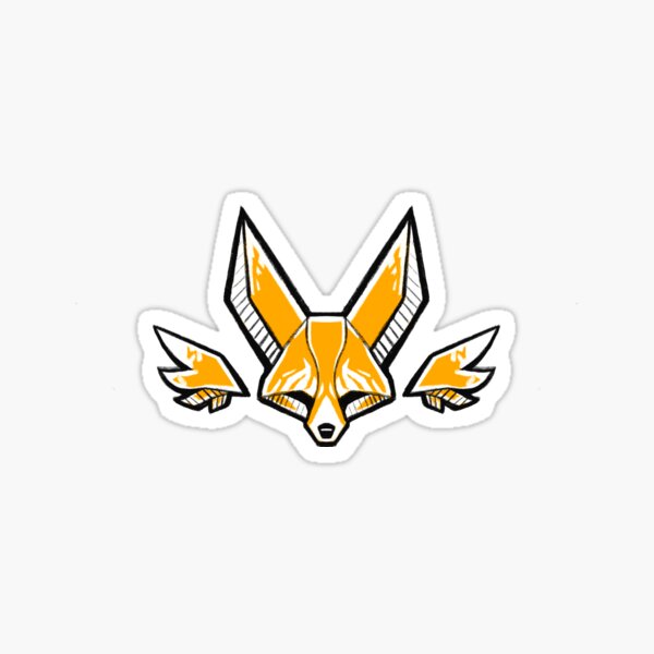 "Flying Fennec Fox" Sticker by FlyingFennec | Redbubble
