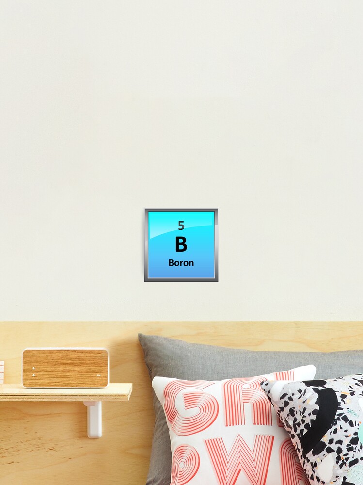 "Boron Element Tile - Periodic Table" Photographic Print for Sale by ...