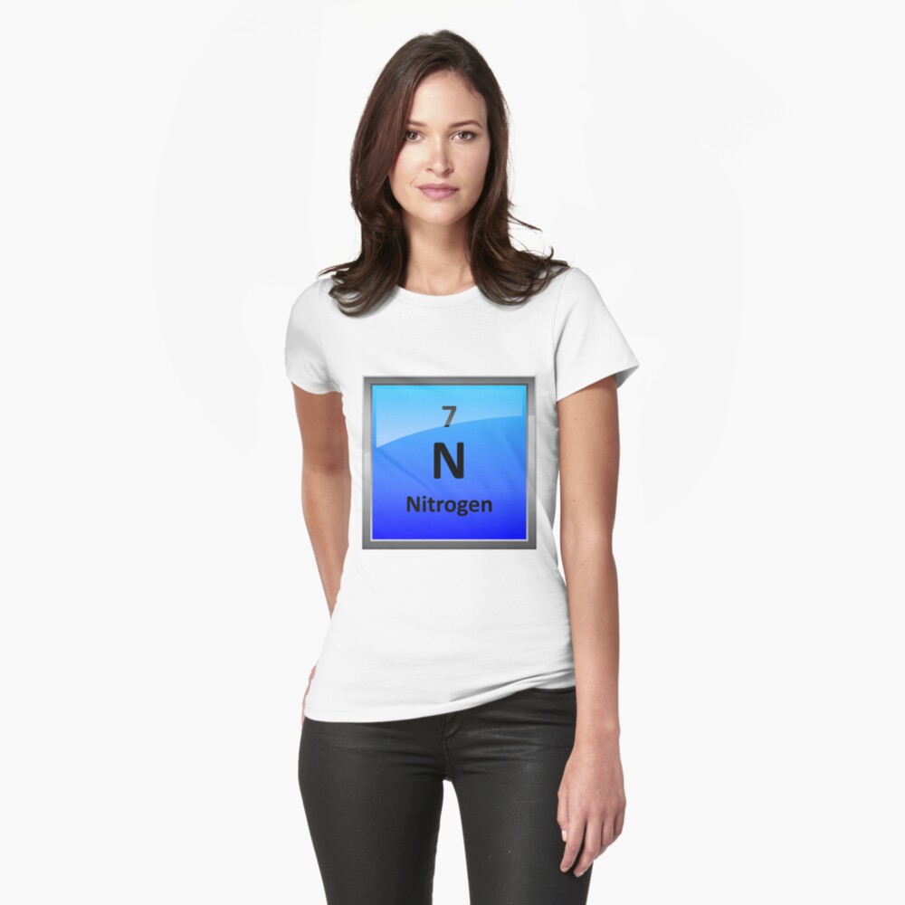 "Nitrogen Element Tile - Periodic Table" Sticker for Sale by ...