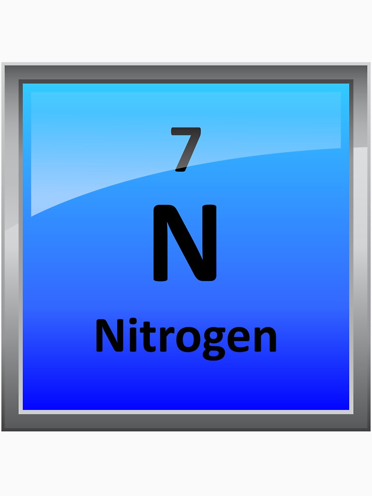 "Nitrogen Element Tile - Periodic Table" T-shirt for Sale by ...