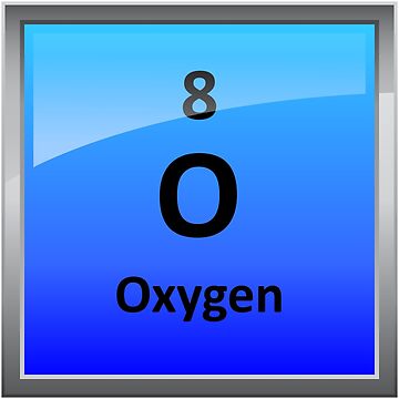 "Oxygen Element Tile - Periodic Table" Poster for Sale by sciencenotes ...