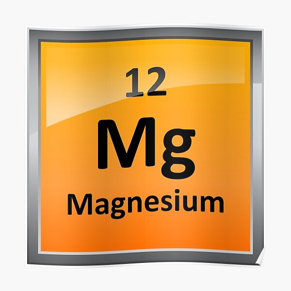 "Magnesium Element Tile - Periodic Table" Poster by sciencenotes ...
