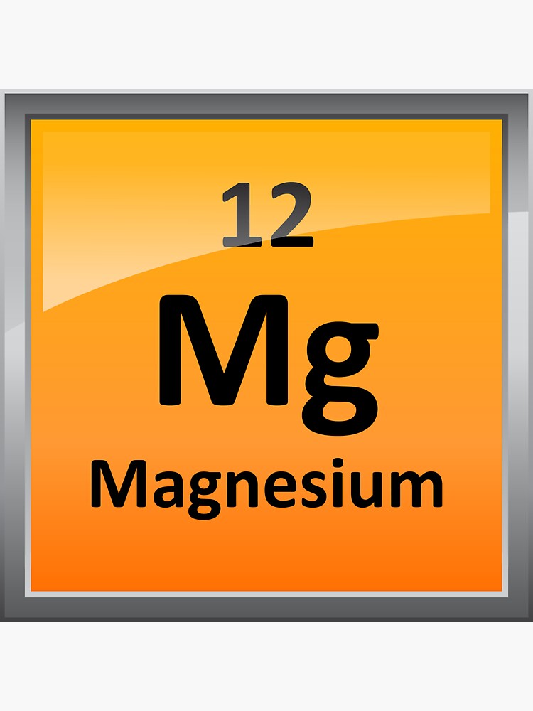 "Magnesium Element Tile - Periodic Table" Sticker for Sale by ...