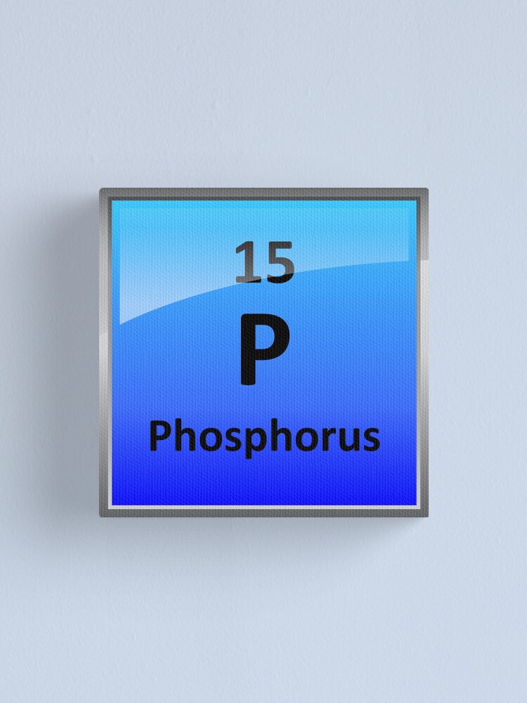 "Phosphorus Element Tile - Periodic Table" Canvas Print for Sale by ...