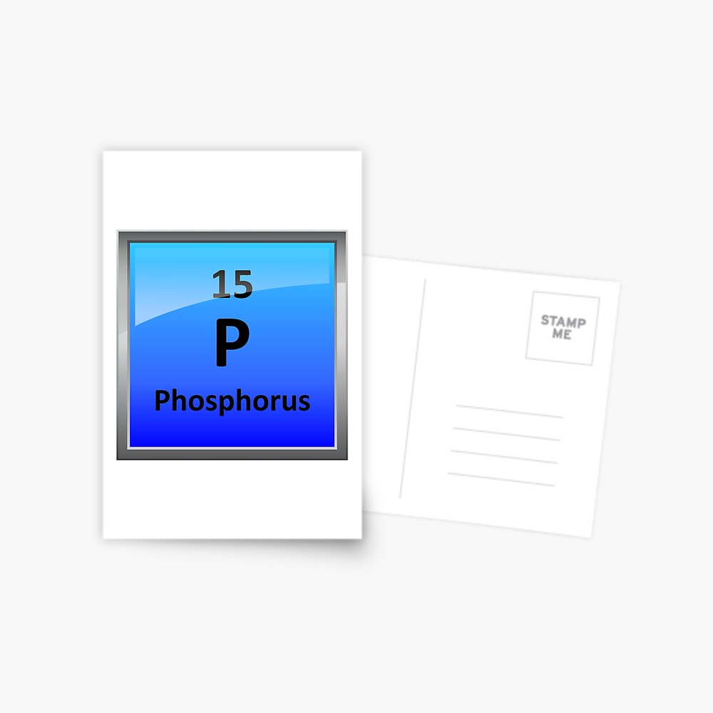 "Phosphorus Element Tile - Periodic Table" Postcard for Sale by ...