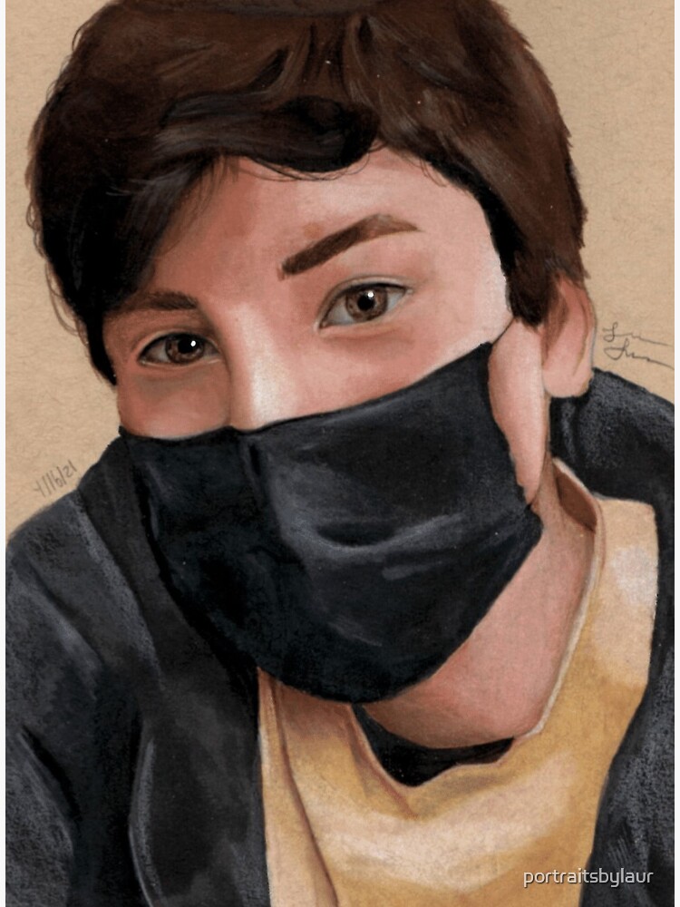 "GeorgeNotFound Colored Pencil Portrait" Sticker by portraitsbylaur ...