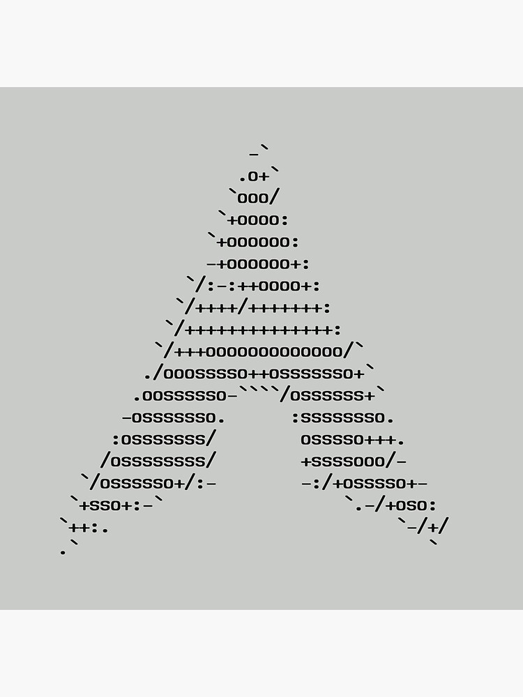 "Arch Linux Neofetch ASCII Art" Sticker for Sale by slowrotation ...
