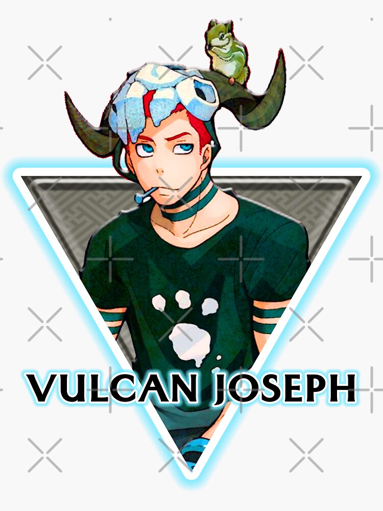 "VULCAN JOSEPH II TRI" Sticker for Sale by DOCTORSTONEDOC | Redbubble