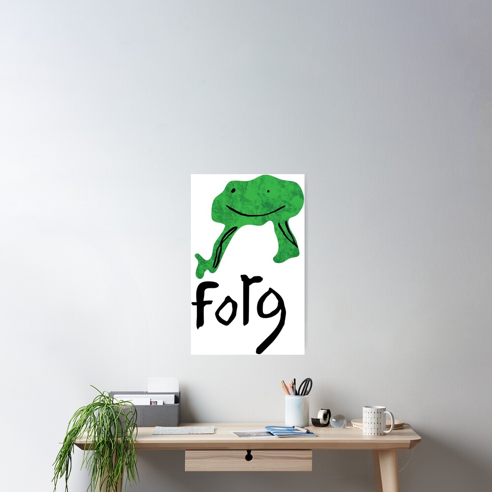 "Forg meme kid drawing" Poster by Scrapyardigan | Redbubble