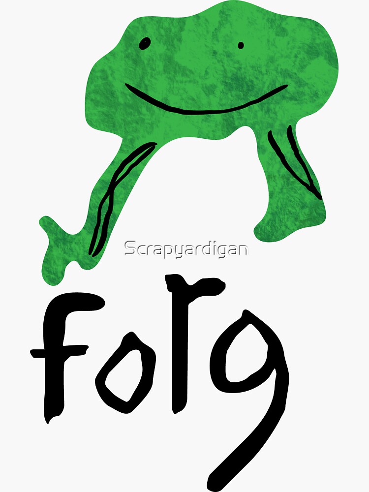 "Forg meme kid drawing" Sticker for Sale by Scrapyardigan | Redbubble