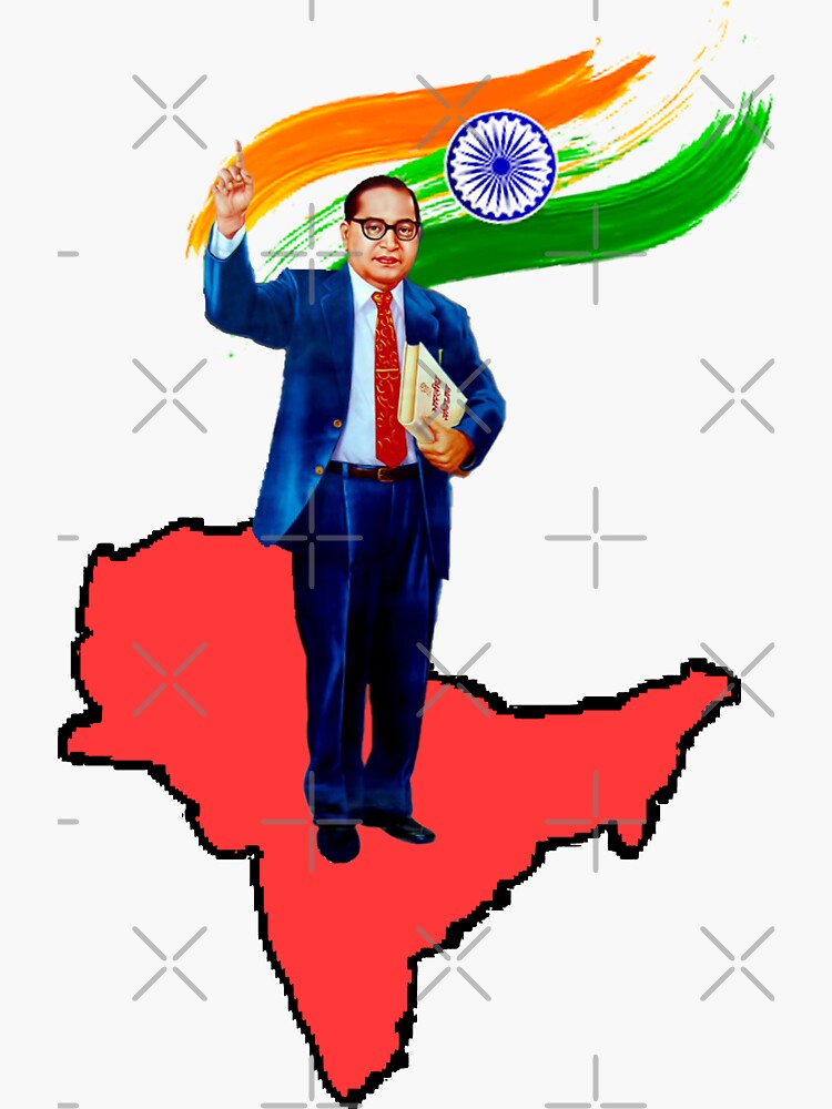 "Justice for Dr B R AMBEDKAR" Sticker for Sale by DivineLiveShop ...