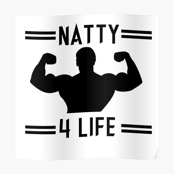 "Bodybuilding and Strongman Natty 4 Life" Poster for Sale by FG-Gym ...
