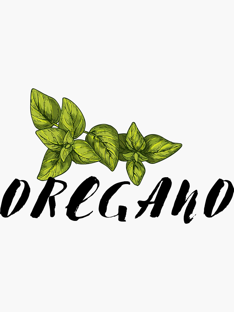 "oregano" Sticker by JaMatt1983 | Redbubble