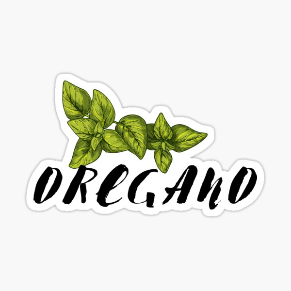 "oregano" Sticker by JaMatt1983 | Redbubble