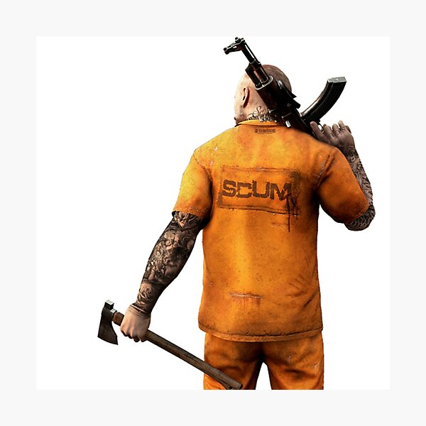 "scum main character " Photographic Print for Sale by Jbarn315 | Redbubble