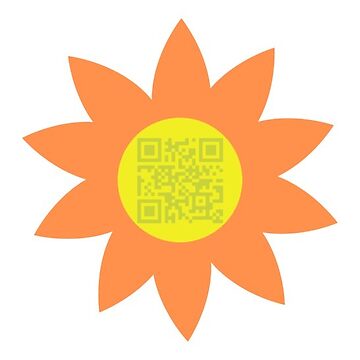 "5sos wildflower music video flower qr code center" Sticker for Sale by ...