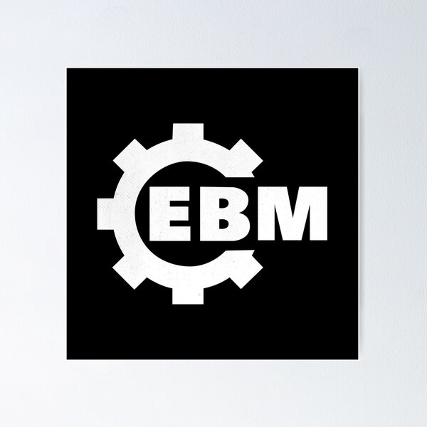 Poster mit "EBM Techno Dark" von BLACK RAINBOW | Redbubble