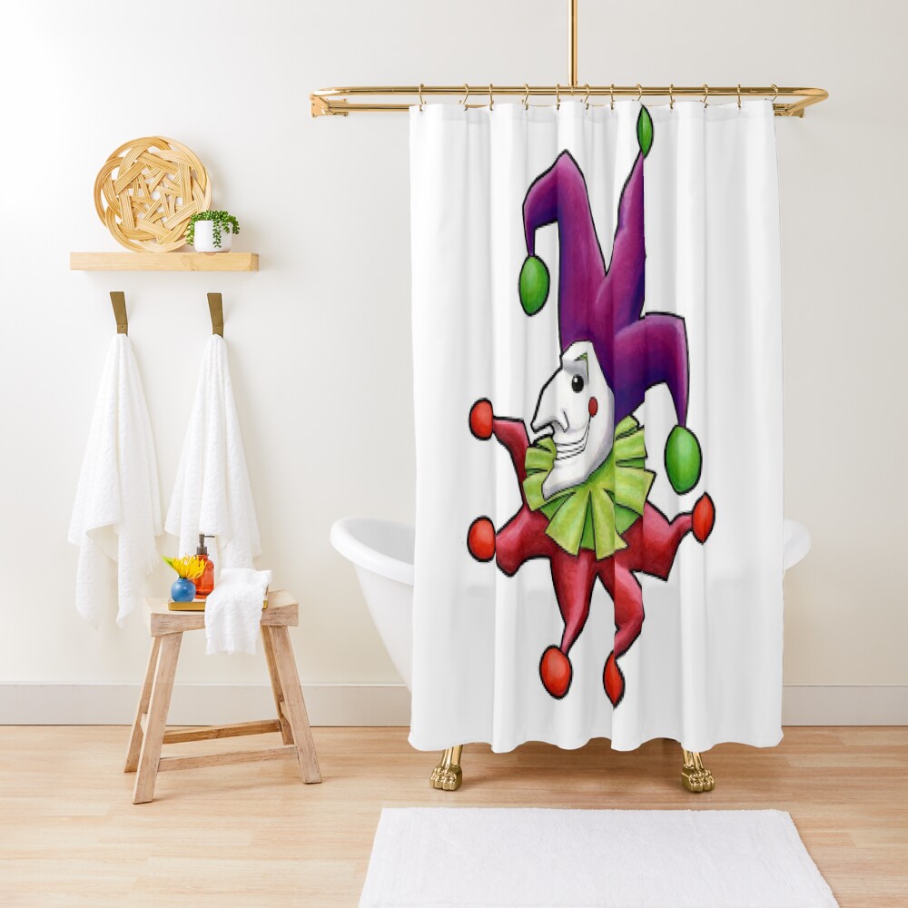 Clown Shower Curtain For Sale By Allviev1960 Redbubble