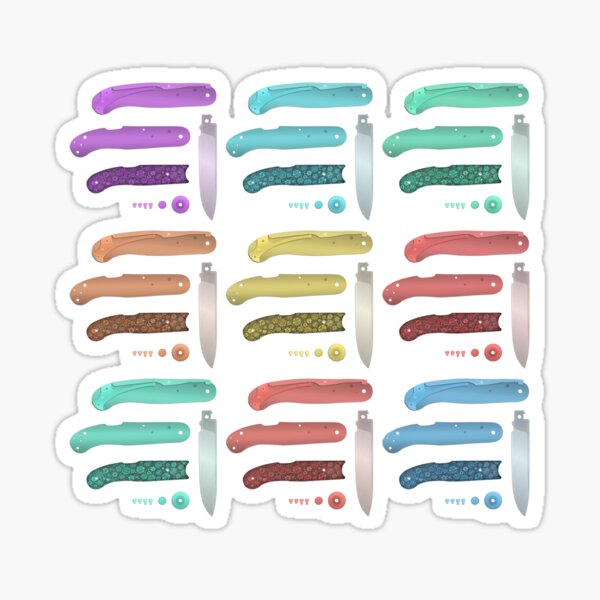 "folding knife" Sticker for Sale by krabbaraban | Redbubble