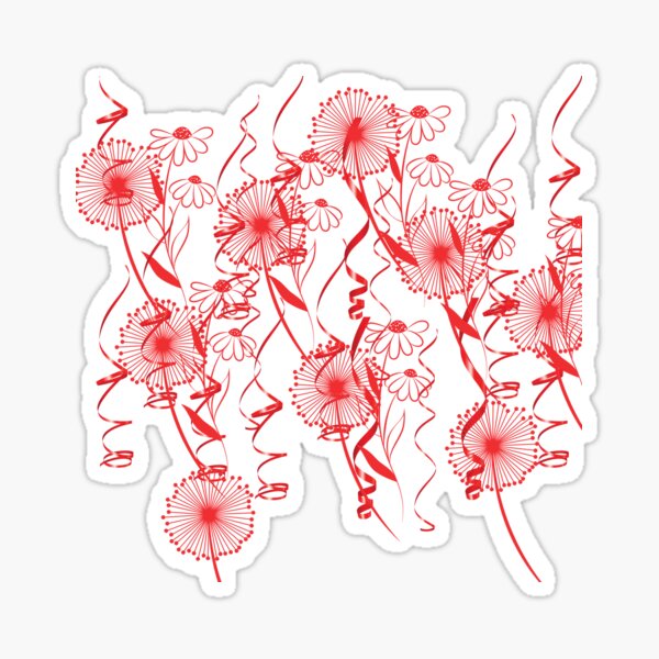 "RED RIBBON" Sticker for Sale by 5815jb | Redbubble