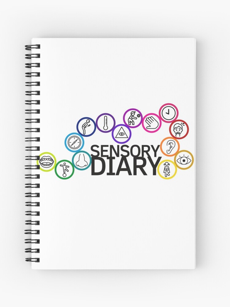 "Sensory Diary with 14 of the senses in Rainbow Colors" Journal for ...