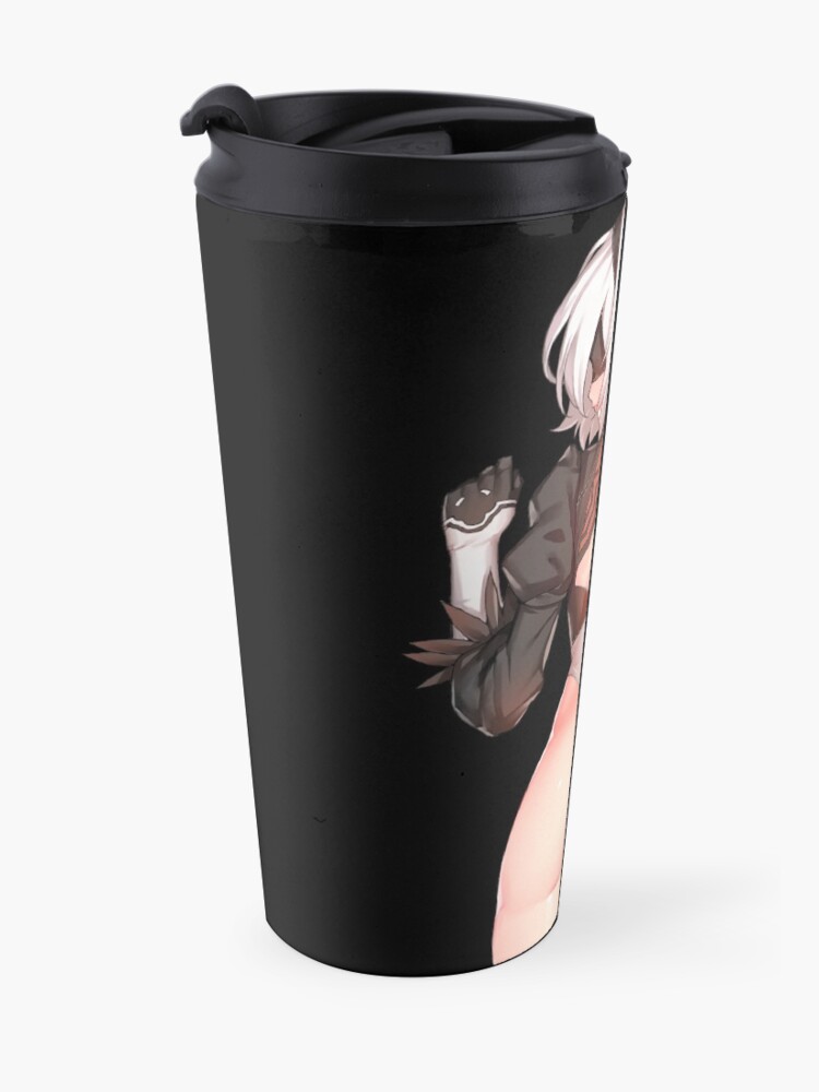"Nier Automata Sexy 2B Logo " Travel Coffee Mug by MiroteiEmpire ...