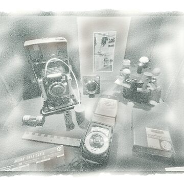 "LINHOF Technika 70 Press vintage 6x9 camera" Art Print by ponted ...