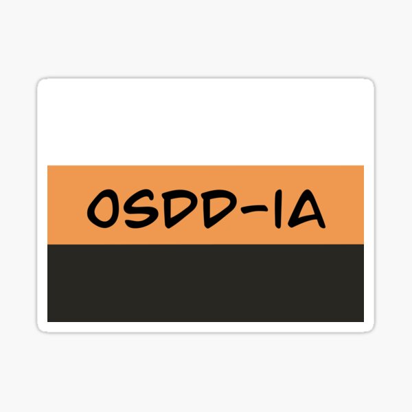 "System Pride Flag OSDD-1a" Sticker for Sale by Me-but-Plural | Redbubble